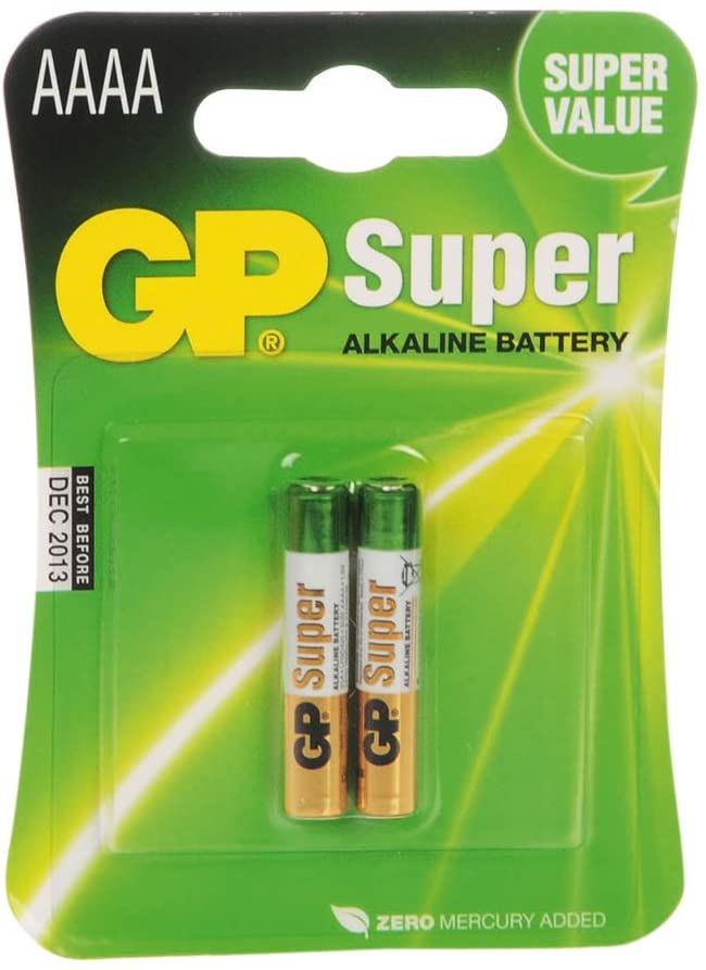 Batteri AAAA/LR61 1,5V 2p GP Super GP25A - Batterix